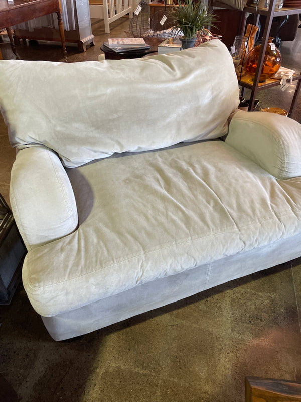 Grey Microfiber Chair and 1/2 – The Perfect Piece