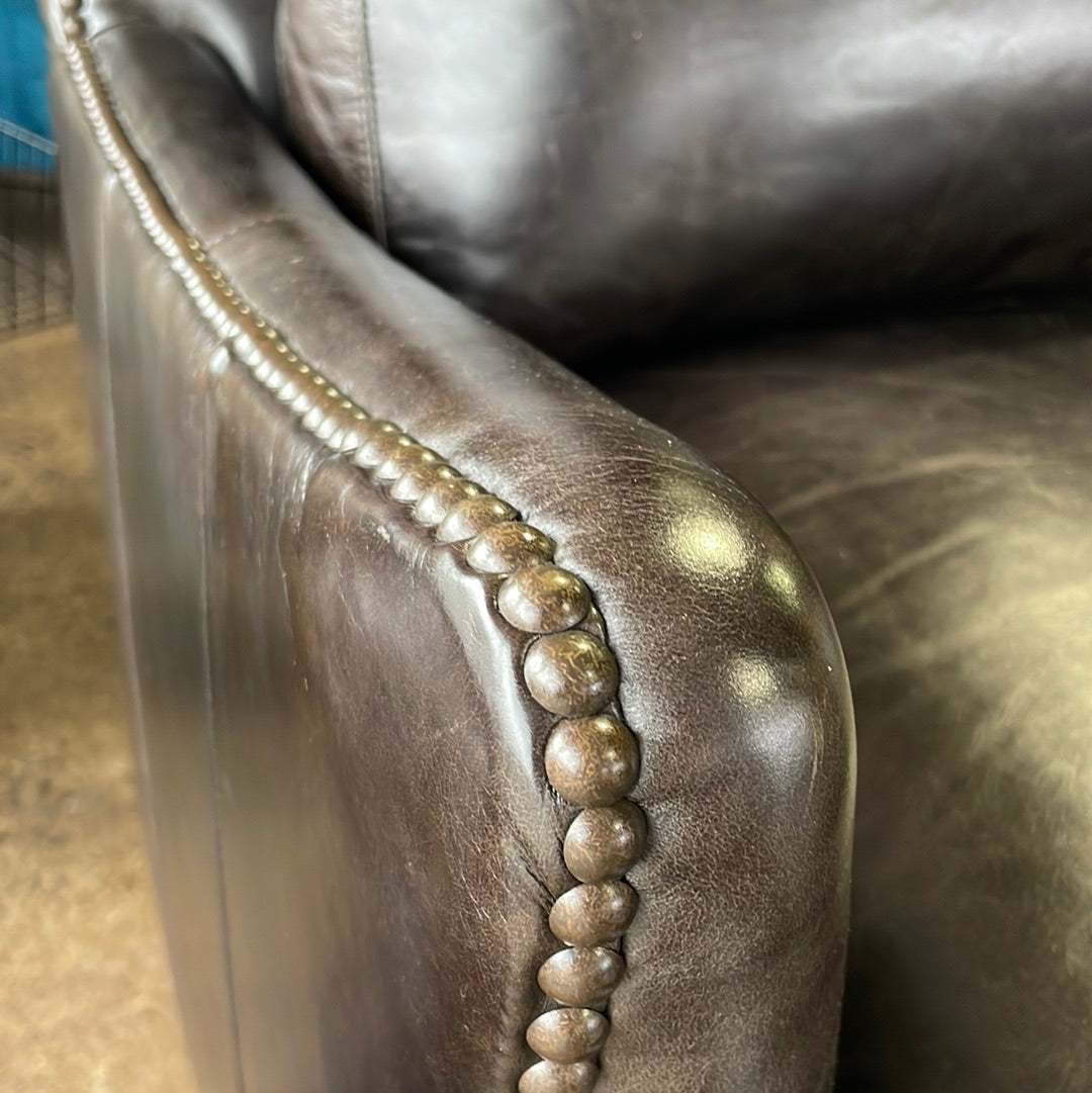Bernhardt Dark brown leather – The Perfect Piece